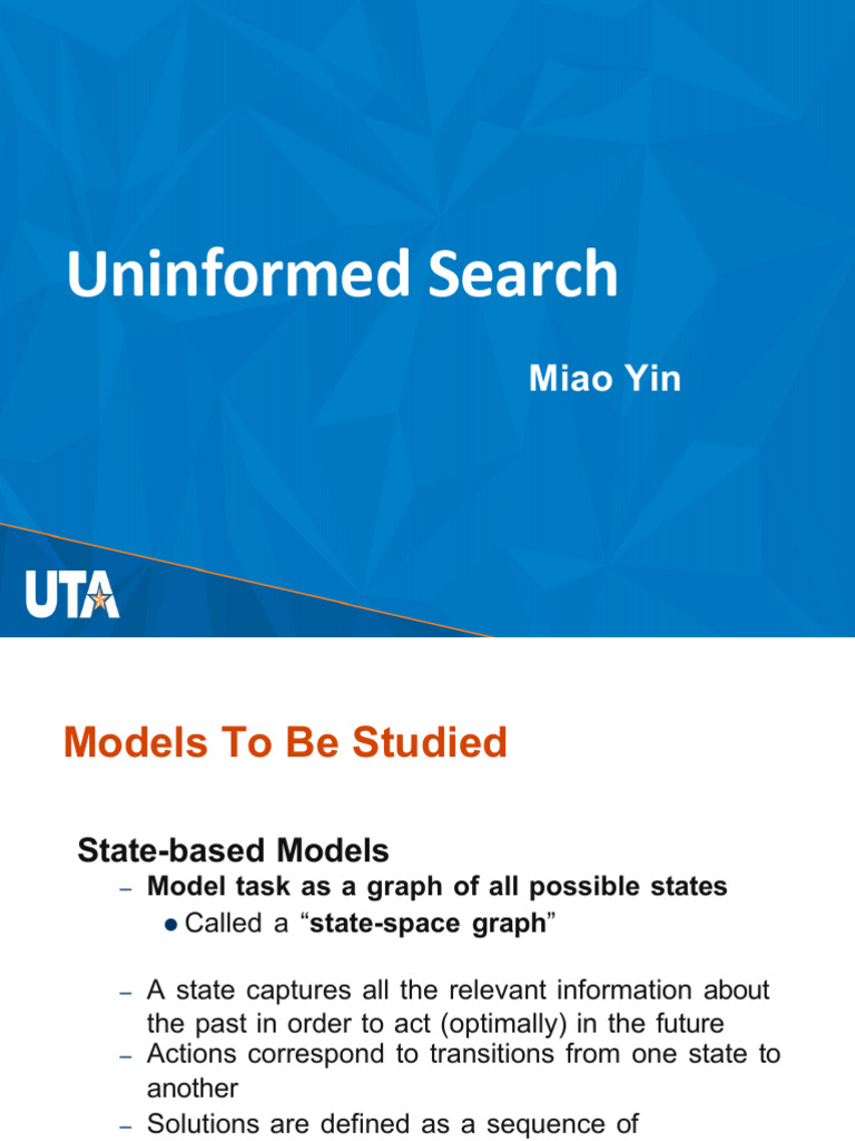 2 Uninformed Search | PDF