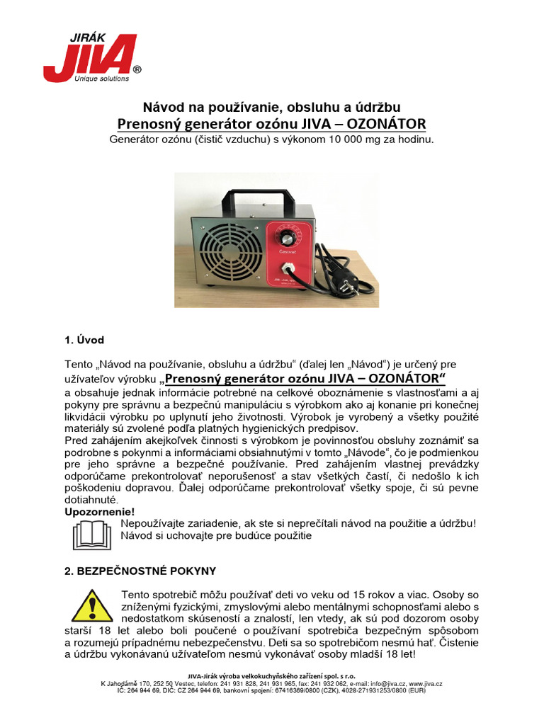 Navod Na Pouzitie | PDF