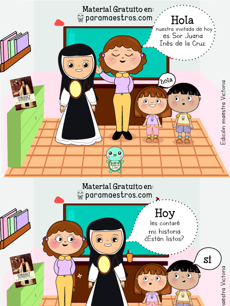 Sor Juana Inés de la Cruz para Niños | PDF