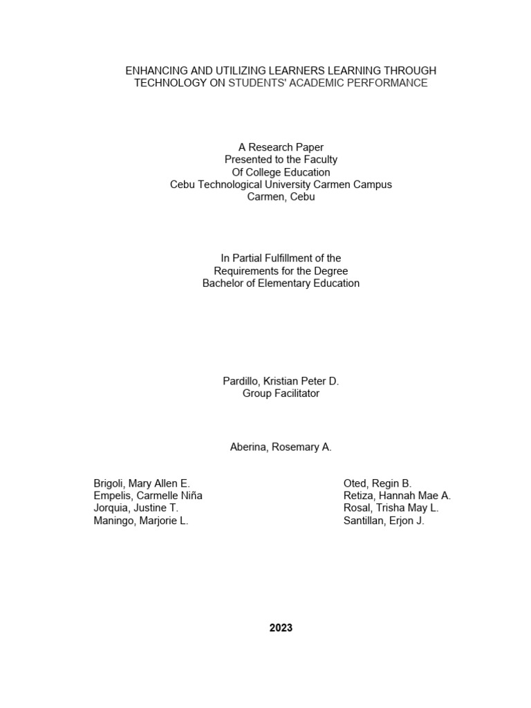 Research Thesis | PDF