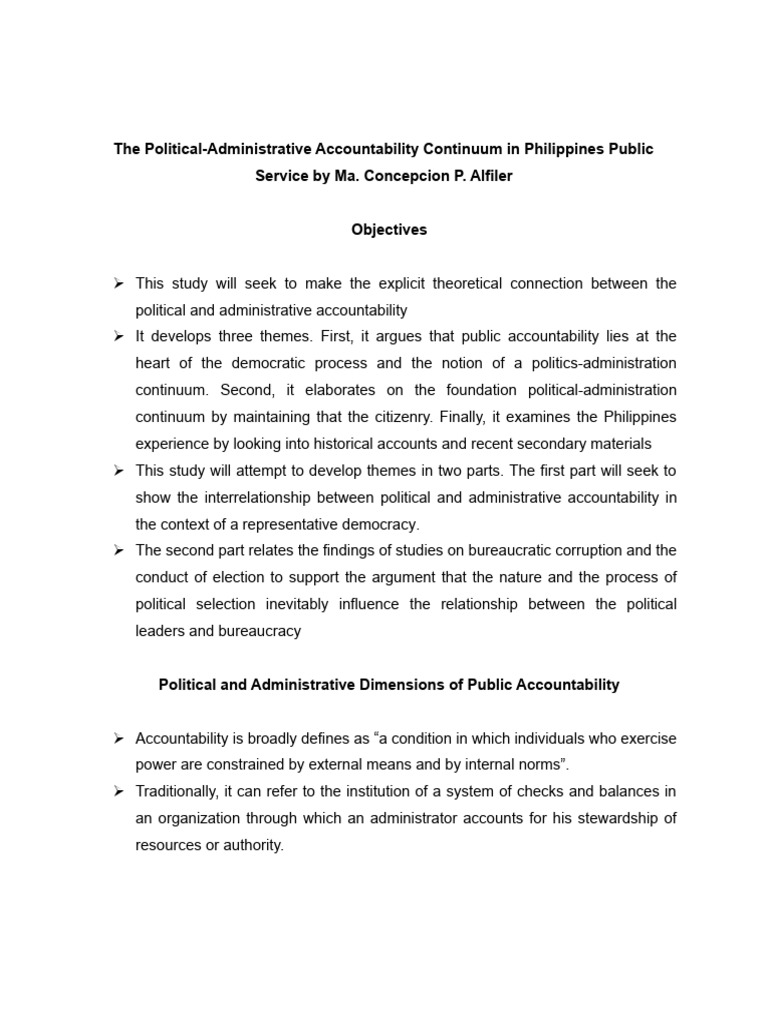 Accountability | PDF