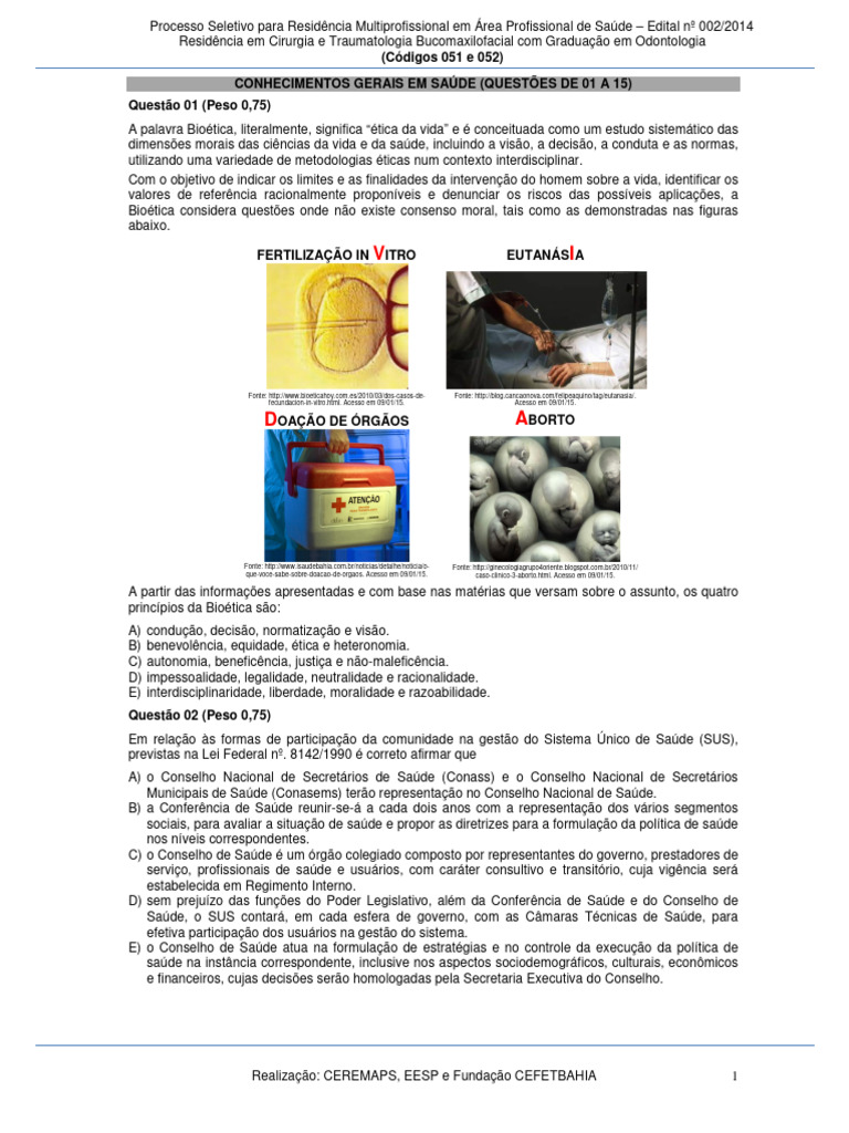 Prova 2015 EBMSP | PDF
