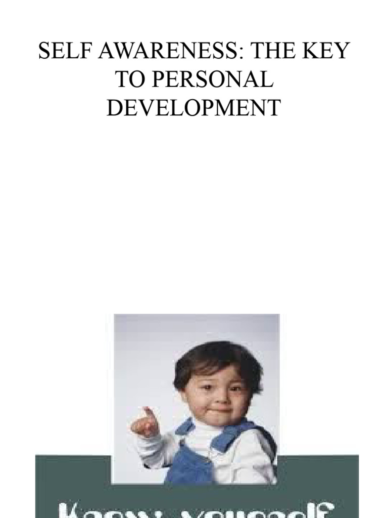 Self Awareness Lecture | PDF | Self Awareness | Habits