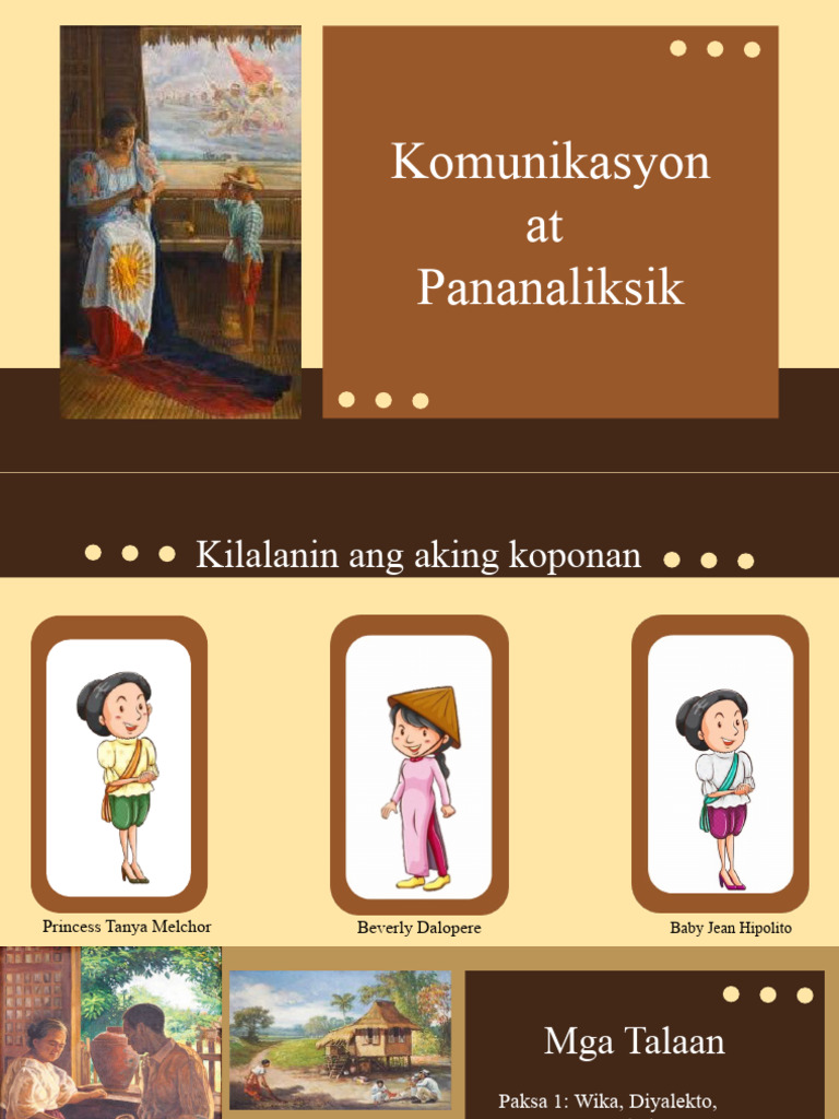 Komunikasyon at Pananaliksik Powerpoint Presentation G11 ICT | PDF