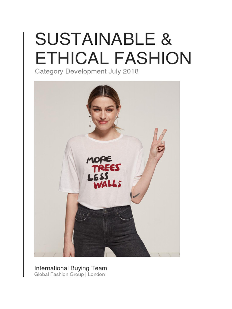 2018 Sustainable & Ethical Fashion Report | PDF