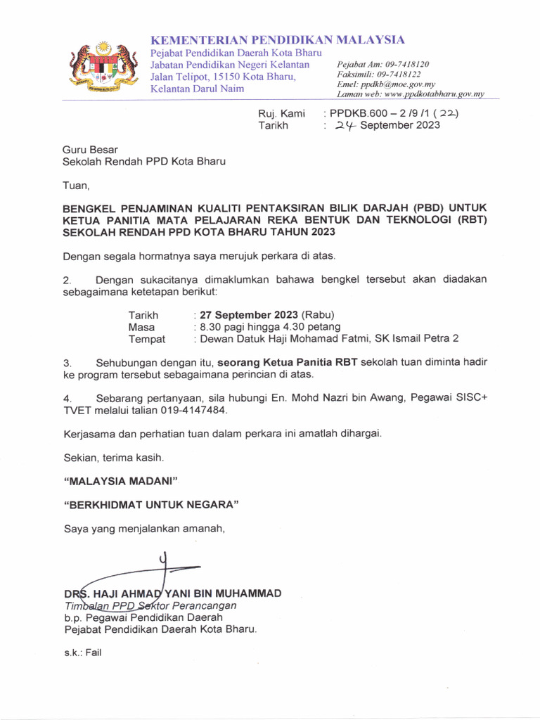 Bengkel KP RBT 2023 | PDF