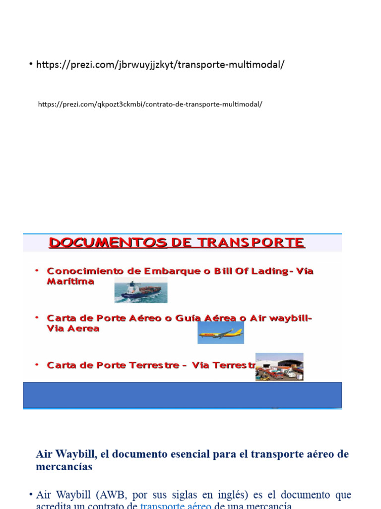 Documentos Transporte | PDF