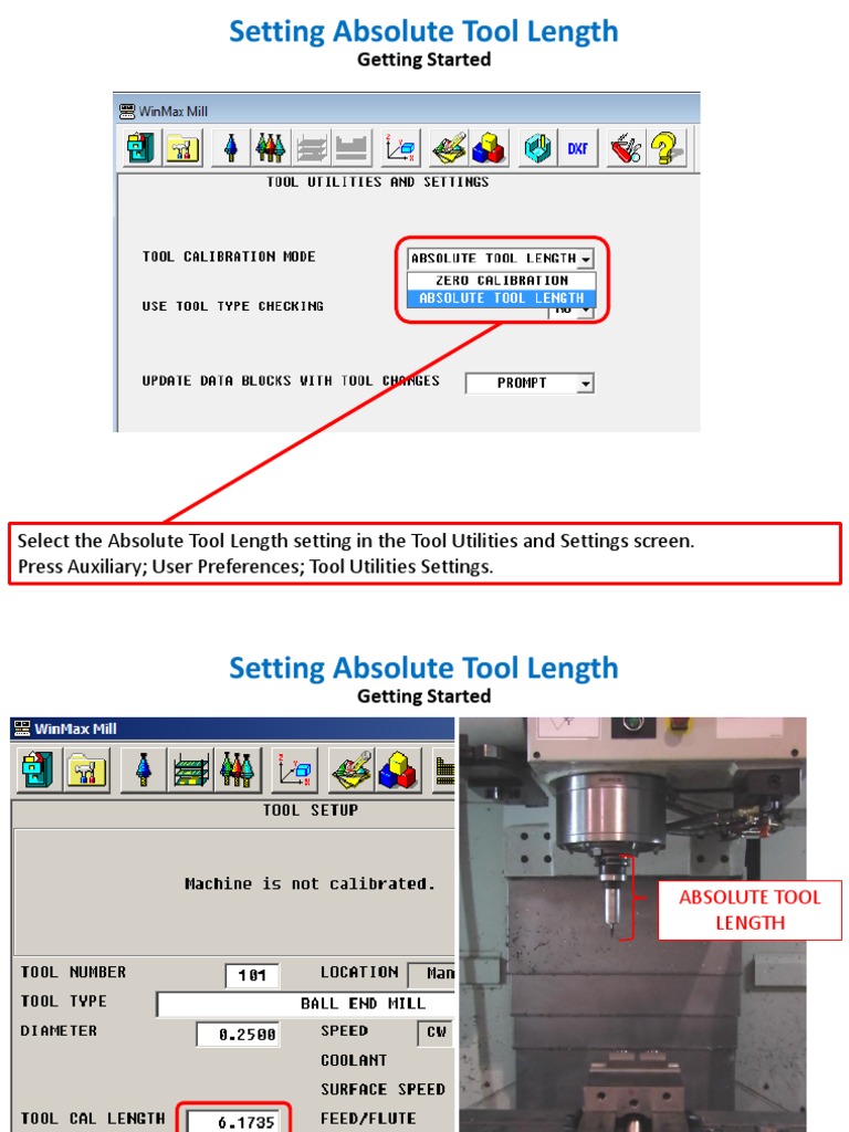 Absolute Tool Length Explained | PDF | Equipment | Nature