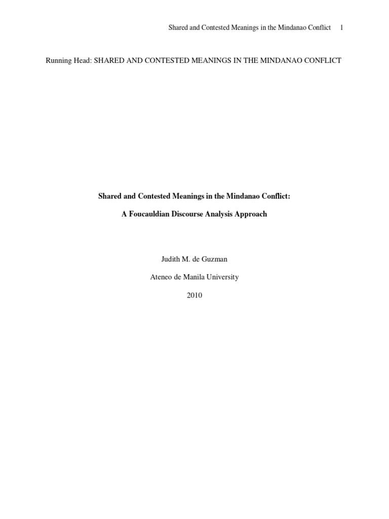 Sample FDA de Guzman (2010) | PDF