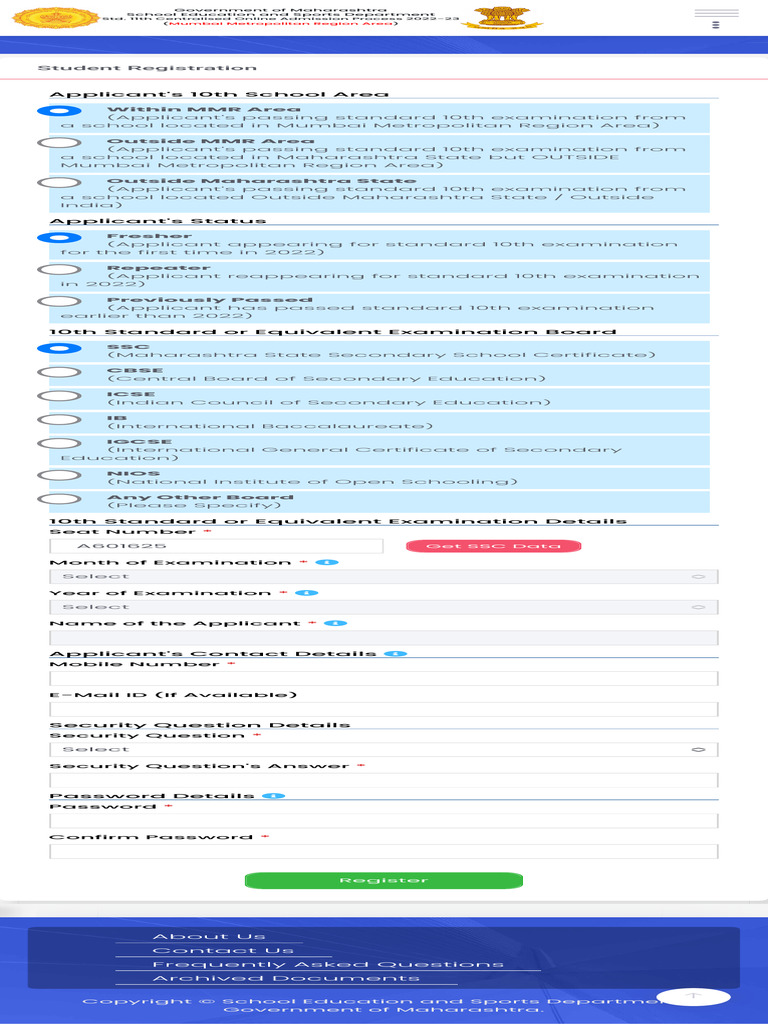 10th Exam Student Registration Guide | PDF | Business | Finance & Money Management