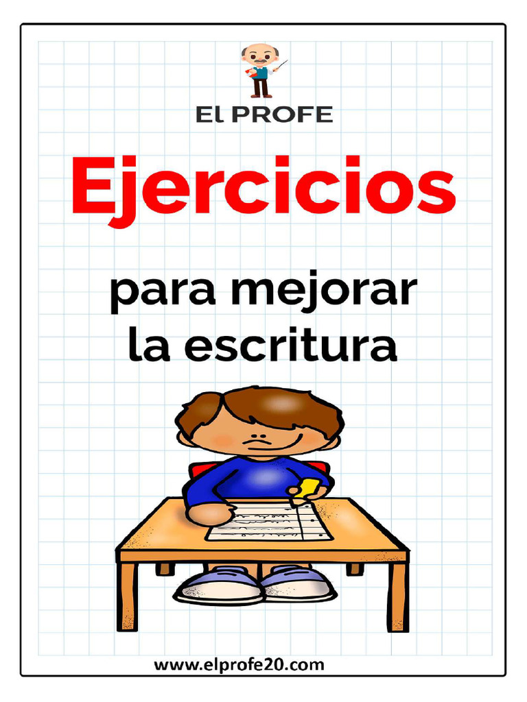 Cuadernillo Ejercicios para Mejorar Escritura | PDF