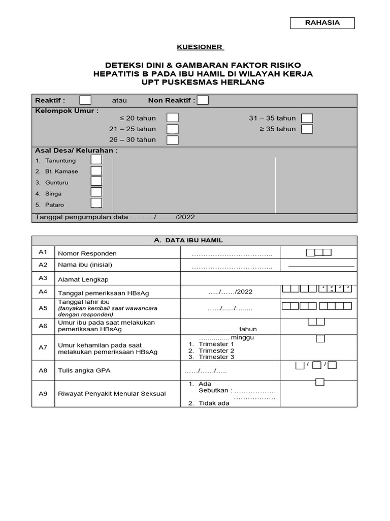 HBsAg Positif pada Ibu Hamil | PDF