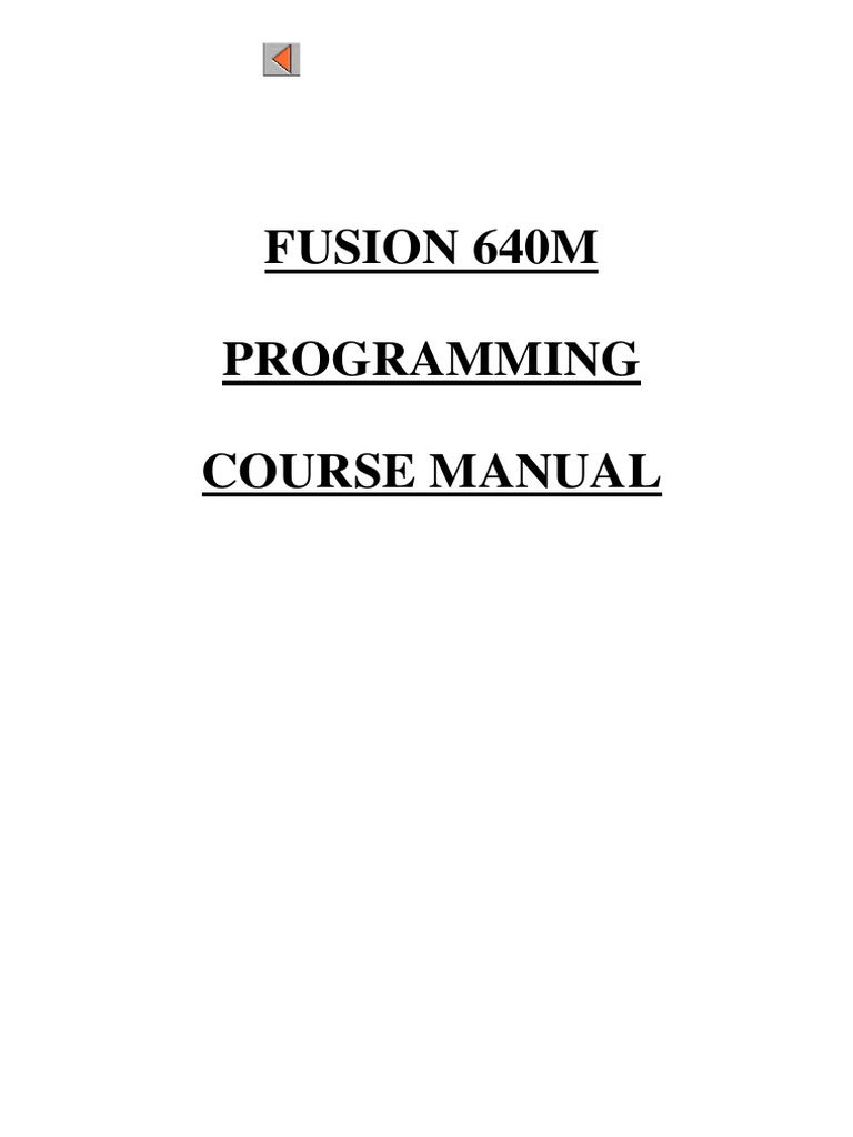 Mazatrol Fusion 640M Programming Manual | PDF | Machining | Cartesian ...