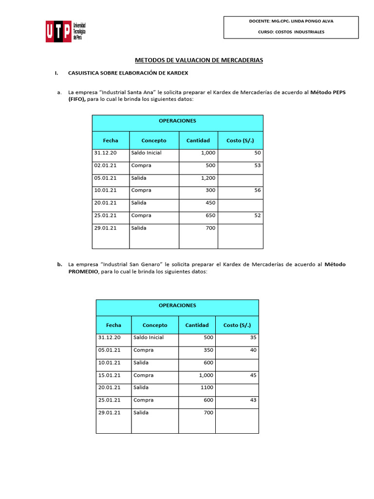 Metodos de Valuacion | PDF