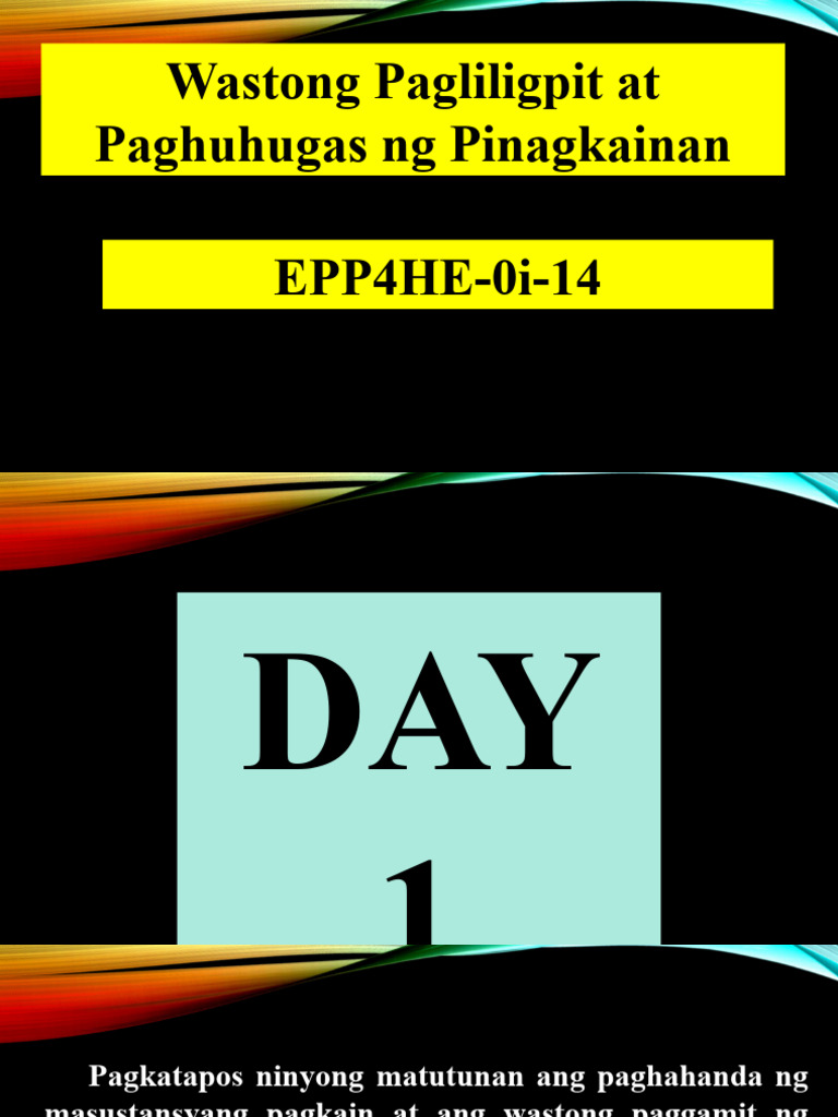 EPP 4 q2 Week 8 | PDF