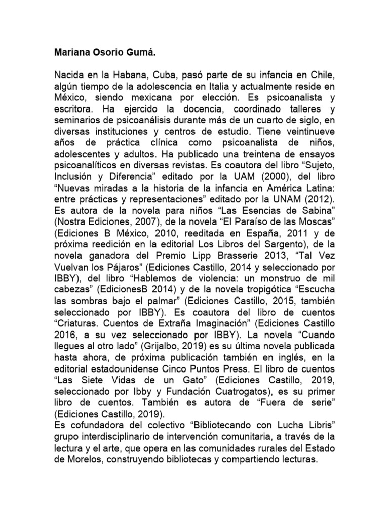 Mariana Osorio Gumá | PDF
