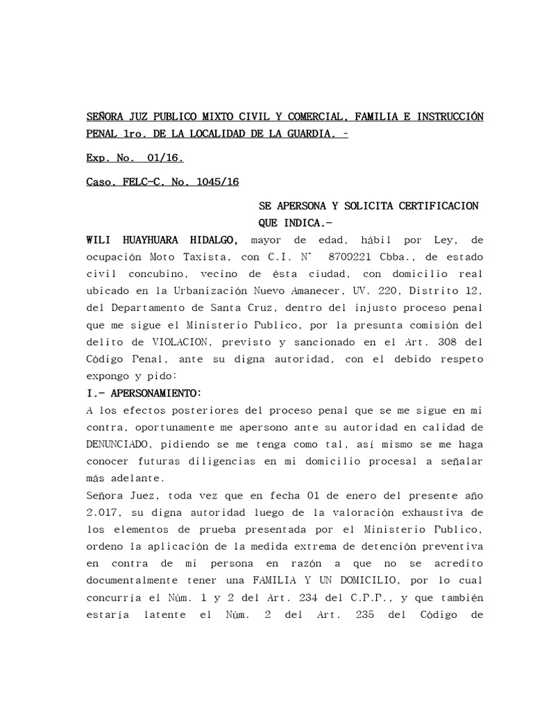 Wily Violacion La Guardia | PDF