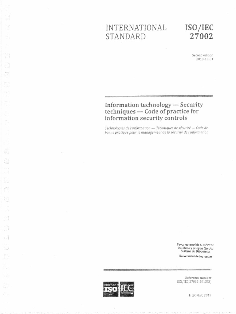 Iso 27002 | PDF