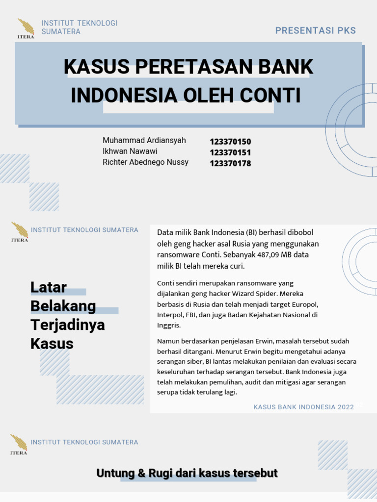 Kasus Bank Indonesia 2022 | PDF