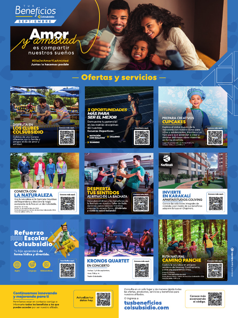 Tus Beneficios Colsubsidio Septiembre | PDF