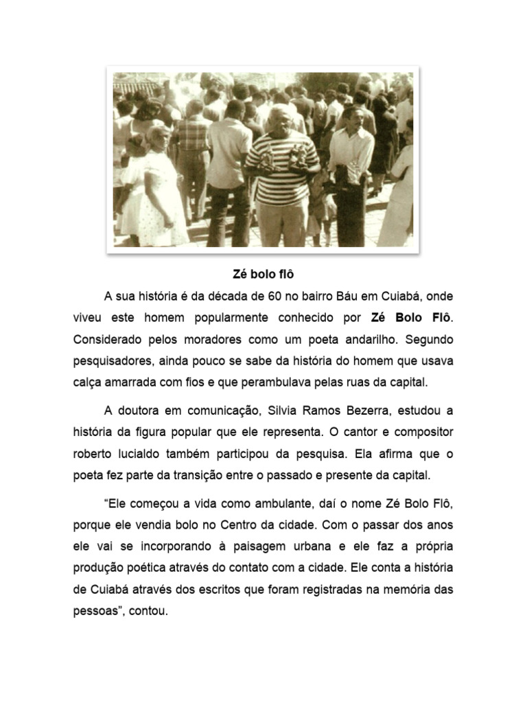 Zé Bolo Flô | PDF | Ciências Sociais