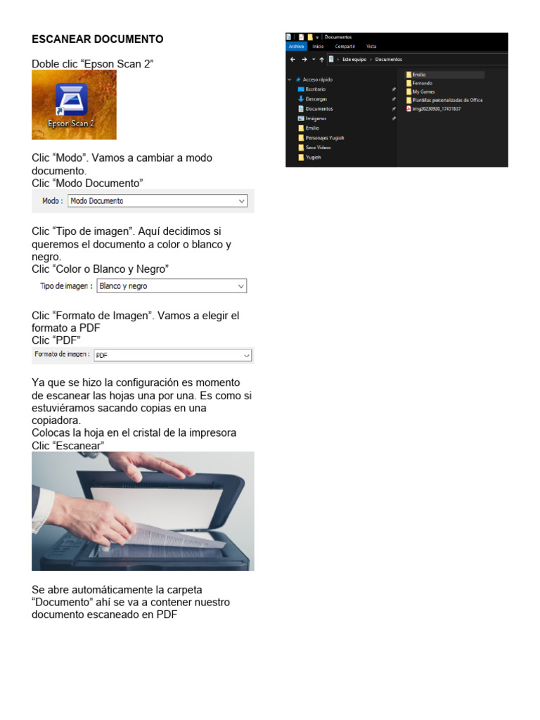 ESCANEAR DOCUMENTO | PDF