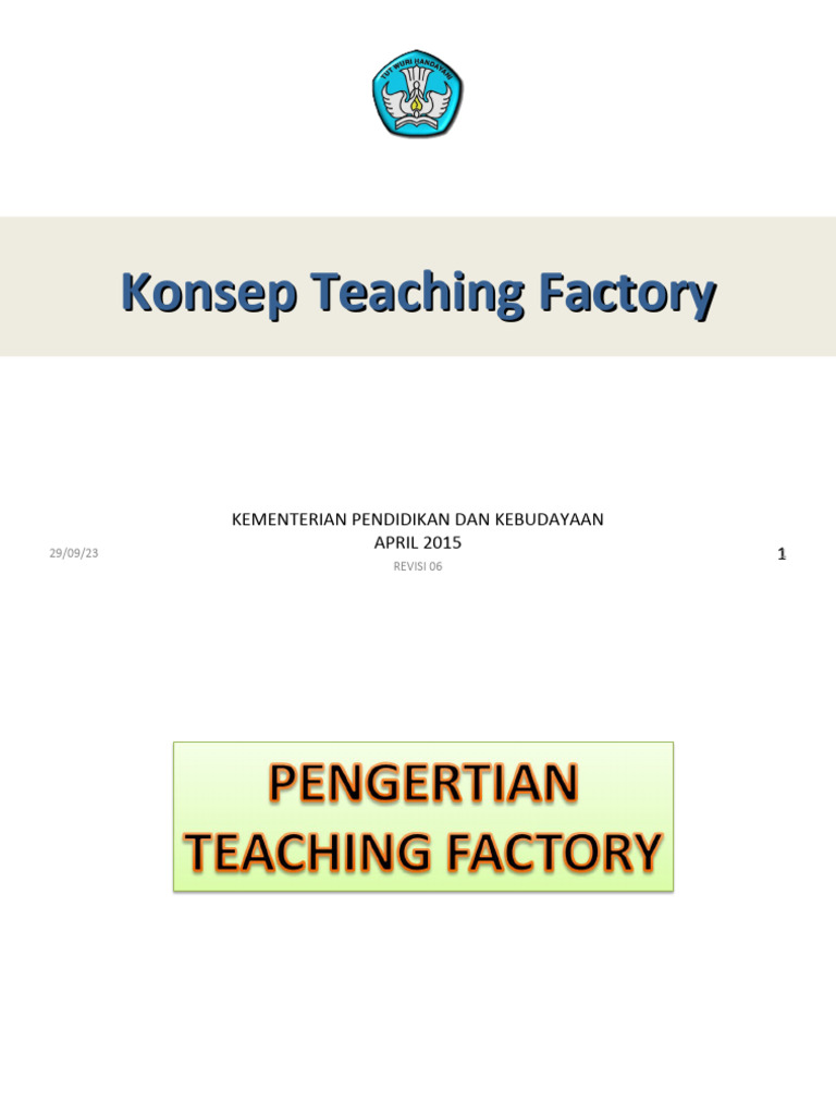 Teaching Factory in Vocational Education | PDF