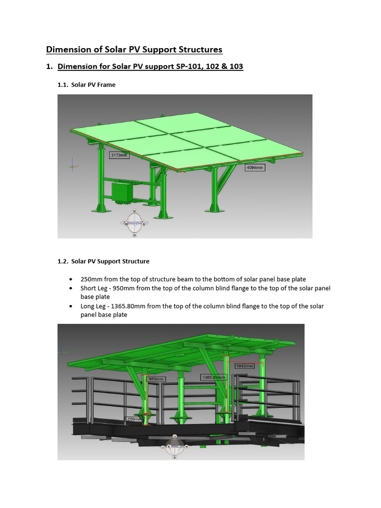 Solar Support Sturctures - 01 | PDF