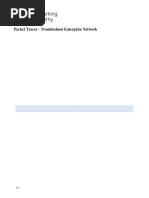 12.5.13 Packet Tracer - Troubleshoot Enterprise Networks | PDF