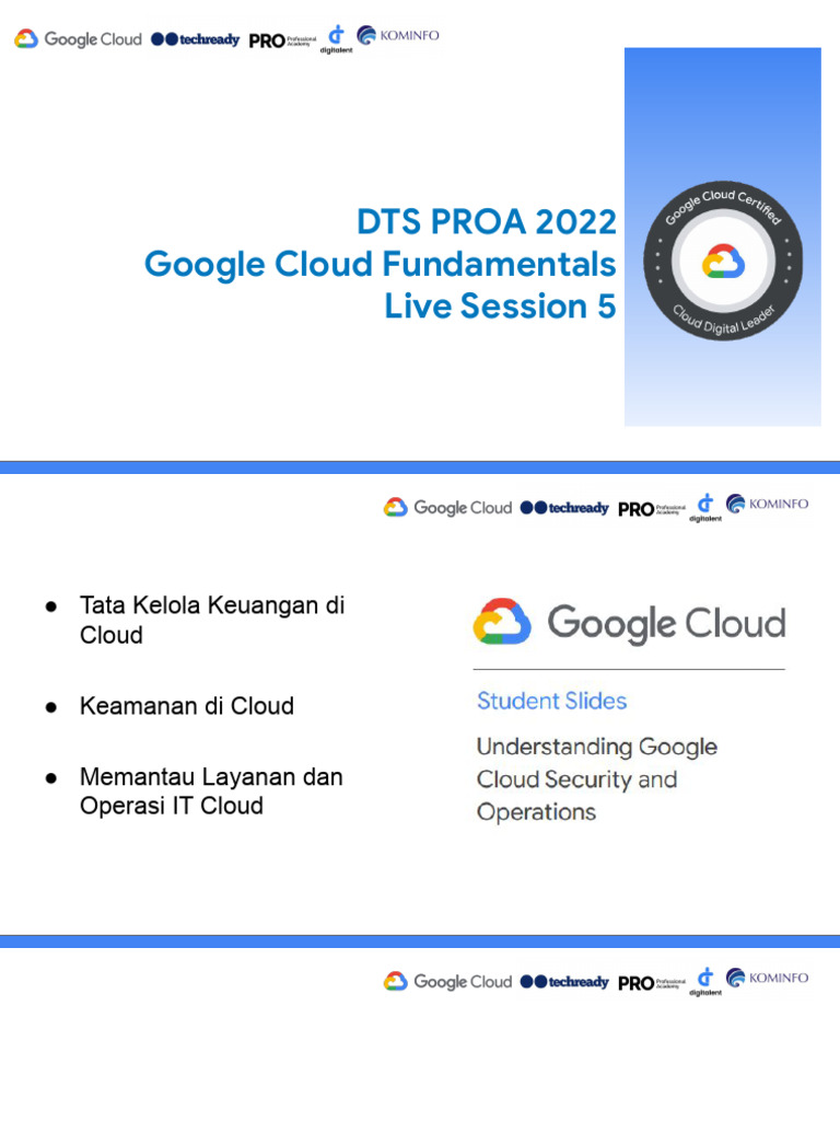 DTSPROA CDL3 Topic 4 - Understanding Google Cloud Security and ...