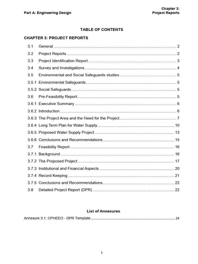 3.part A Chapter 3 Project Reports | PDF