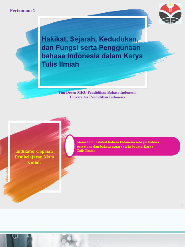 Materi 1 Hakikat Bahasa | PDF