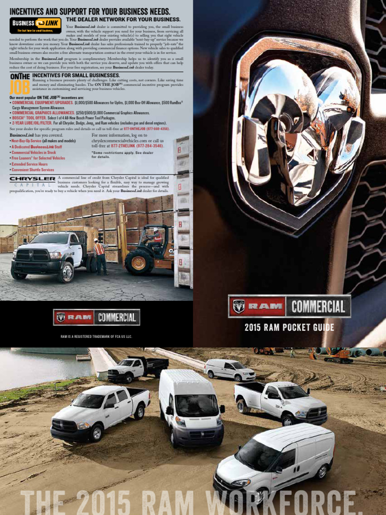 Dodge Ram Truck 2015 Commercial Brochure | PDF