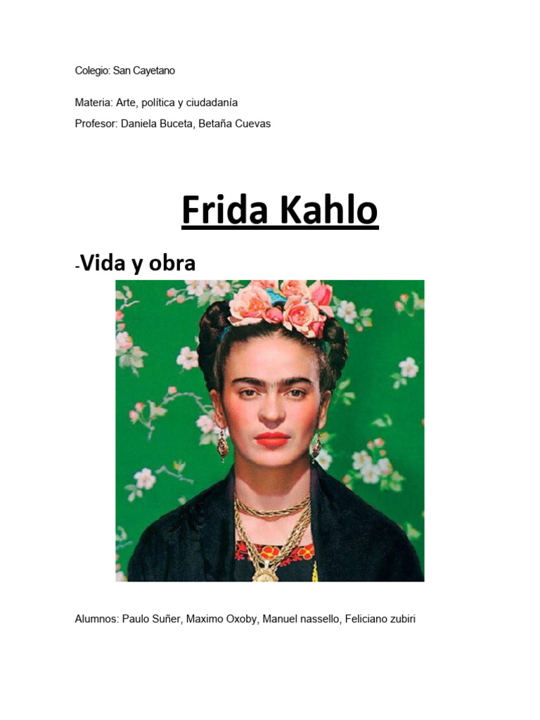 Frida Kahlo | PDF