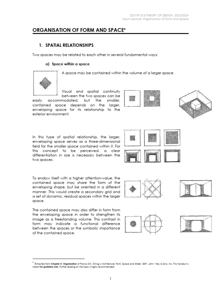 Form and Space Organization Concepts | PDF | Art | Computers