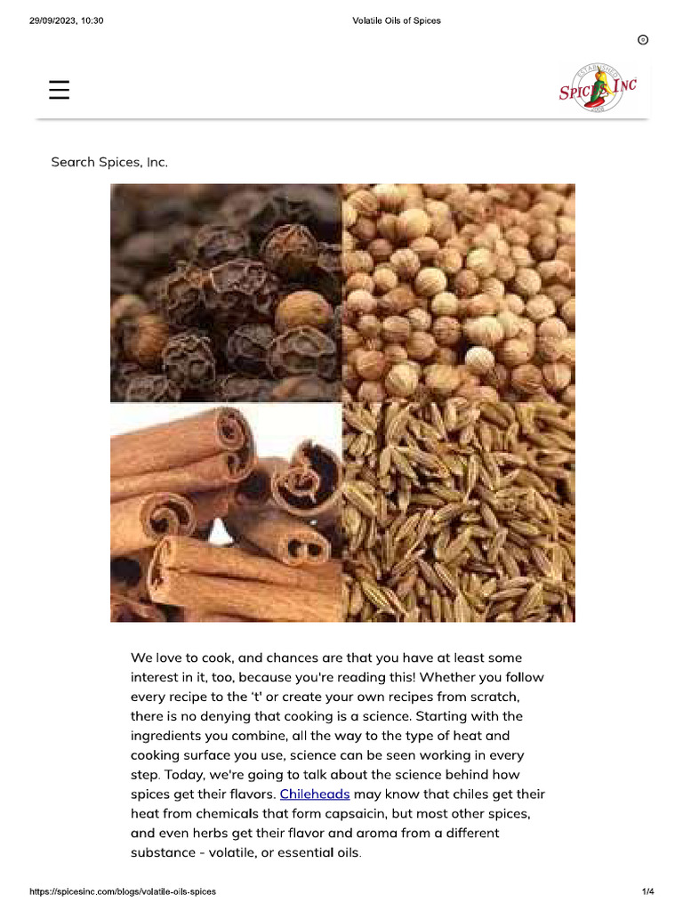 Spices Vo | PDF