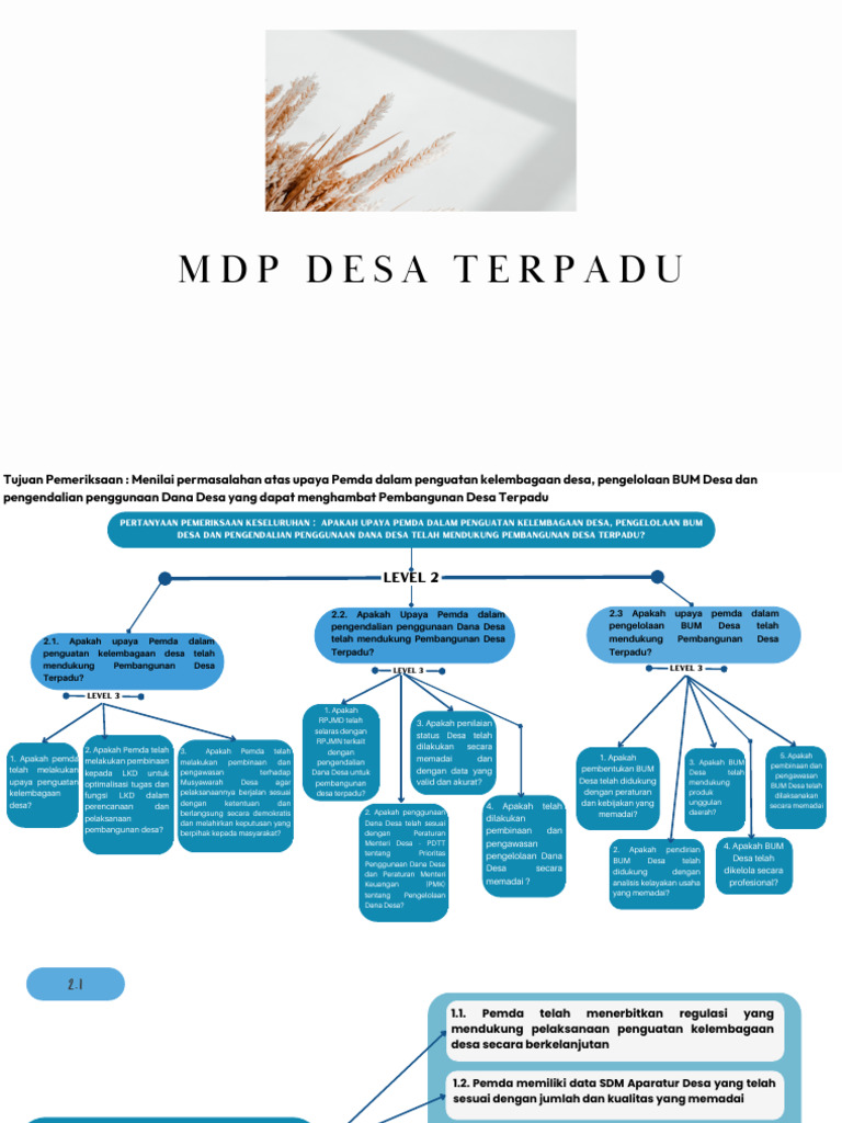 MDP Desa Terpadu | PDF