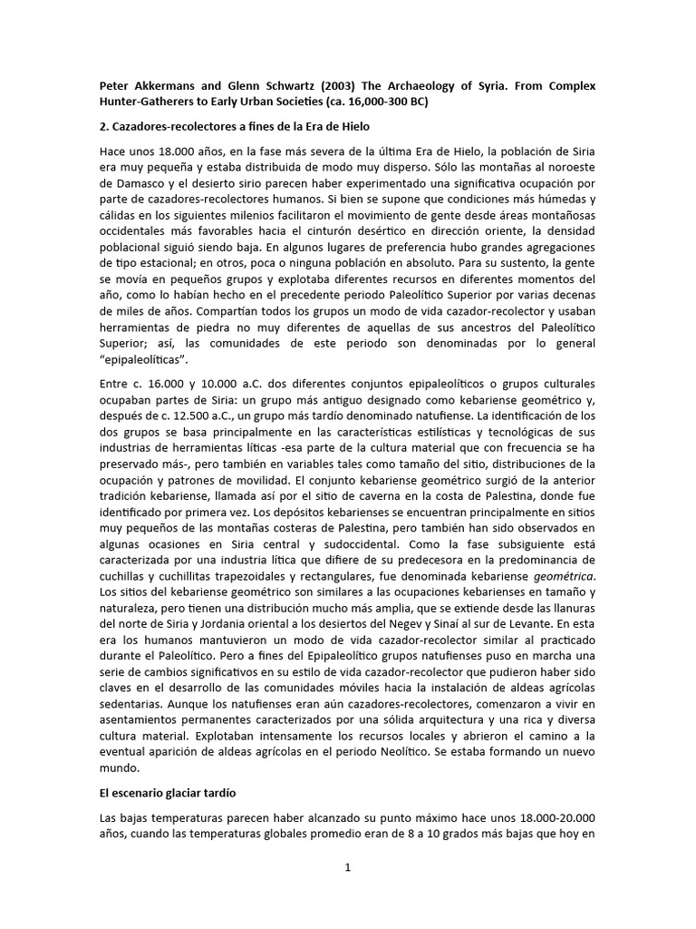 Peter Akkermans and Glenn Schwartz 1 | PDF