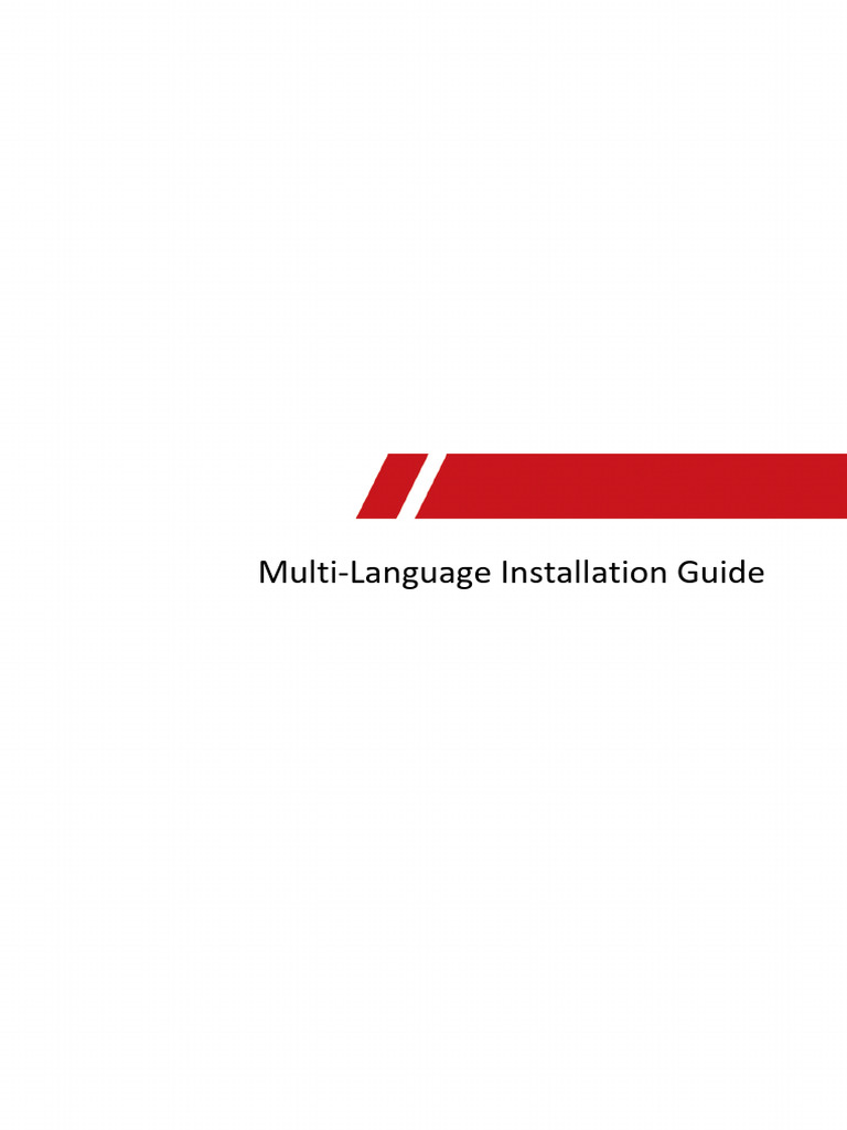 Multi-Language Installation Guide - 20230324 | PDF