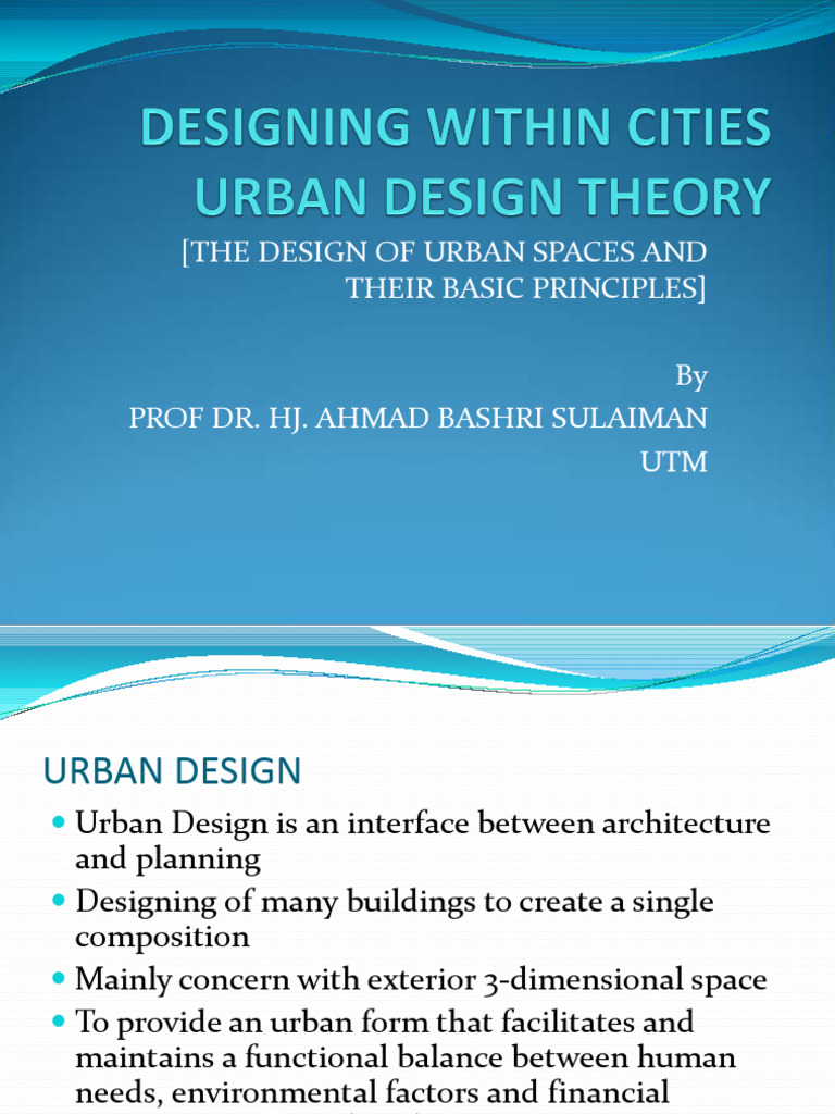 Designing Urban Spaces | PDF