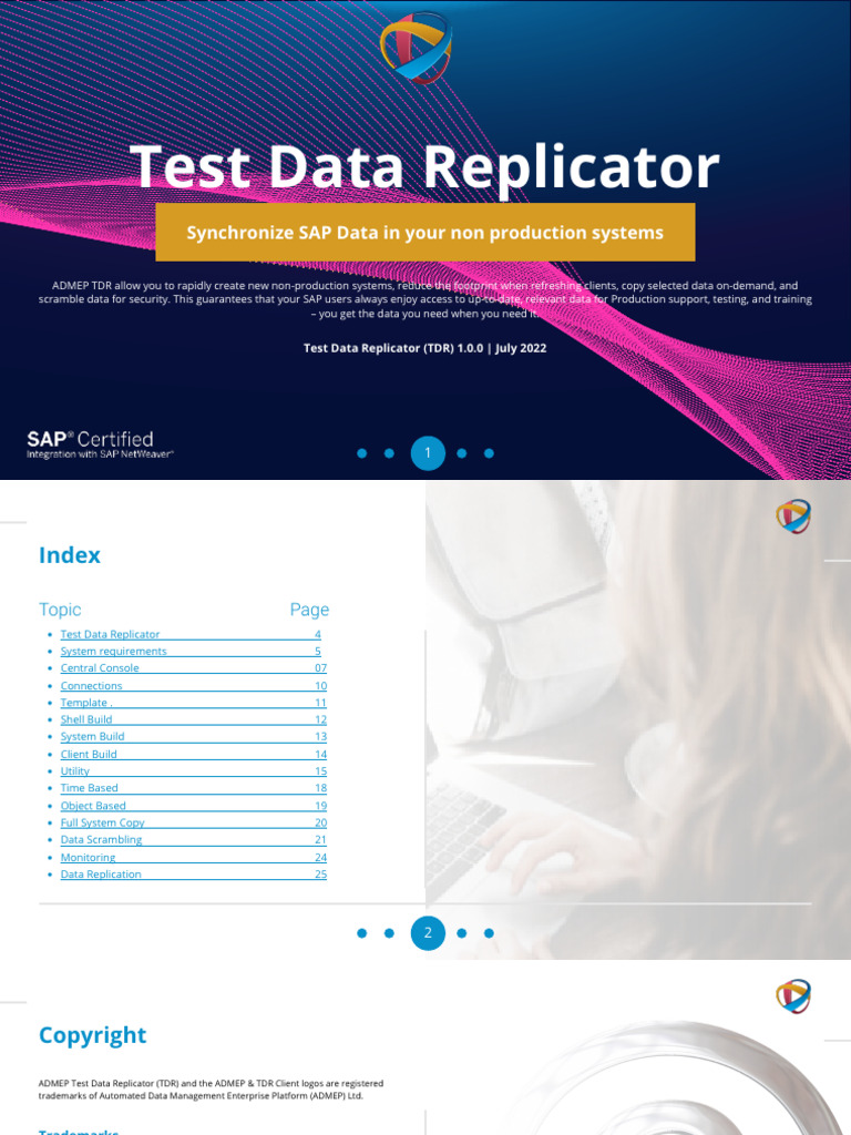 ADMEP TDR Functionality | PDF | Computers
