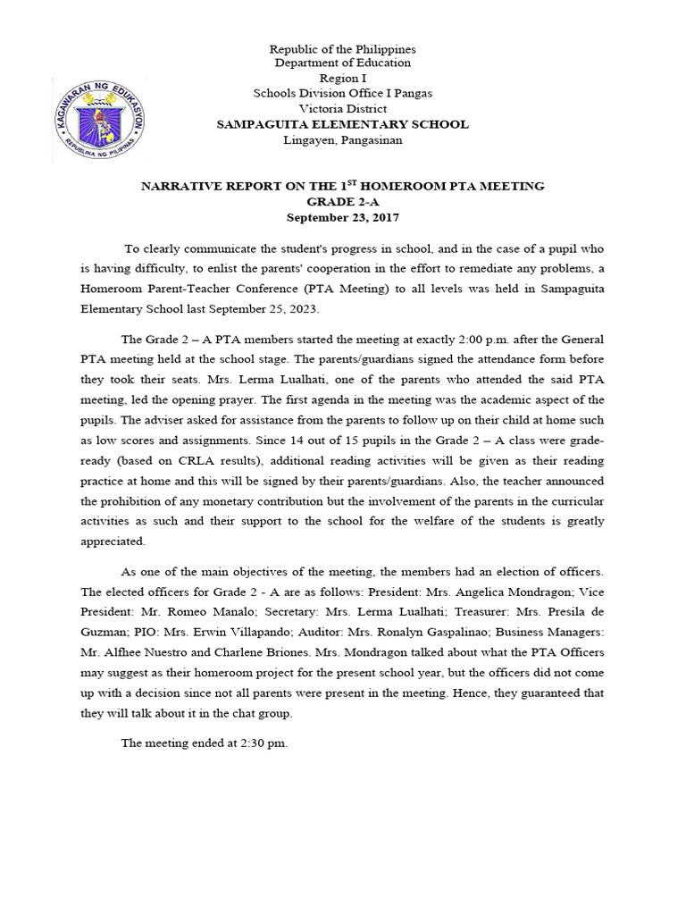 HPTA Narrative 2023 | PDF