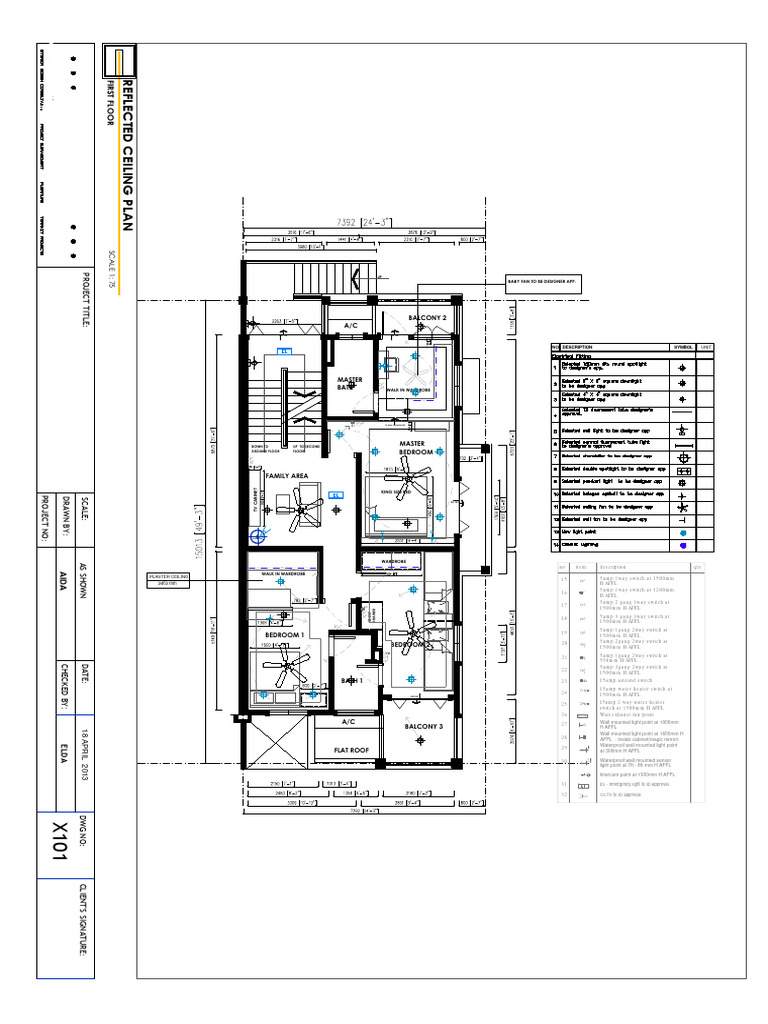 L0100a - RCP LAYOUT 1st Floor | PDF
