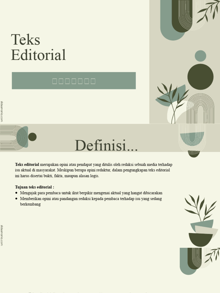 Teks Editorial | PDF