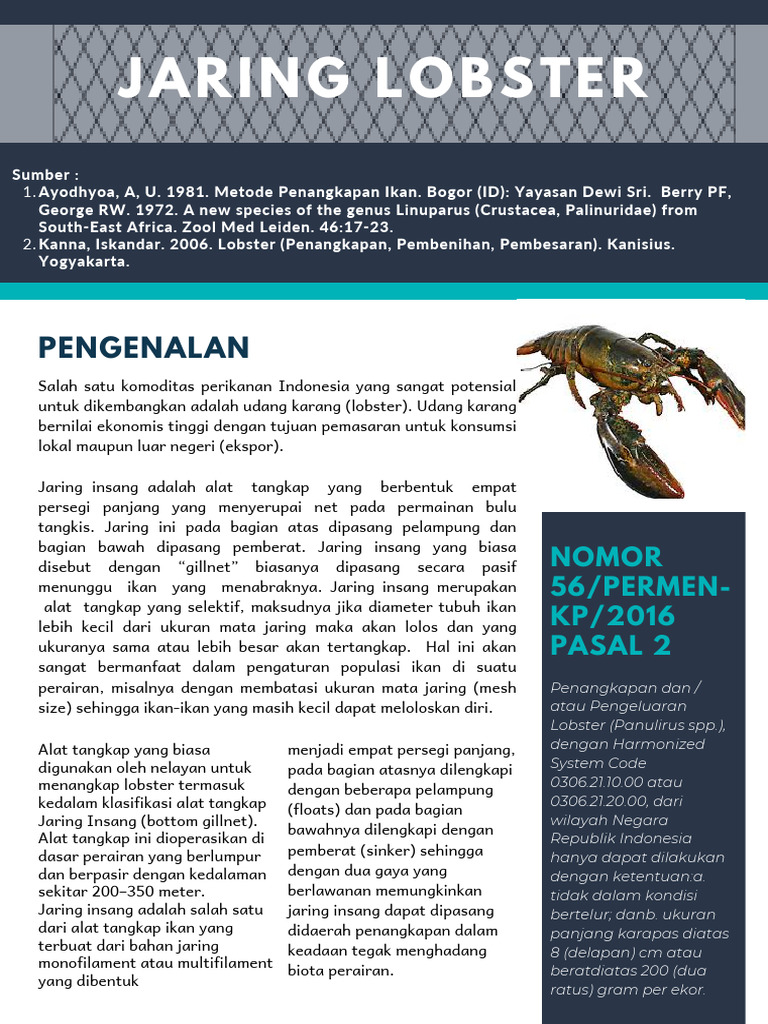 Leaflet Nomor 65oktober2020 Jaring Lobster | PDF