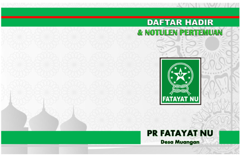 Cover Daftar Hadir Fatayat | PDF