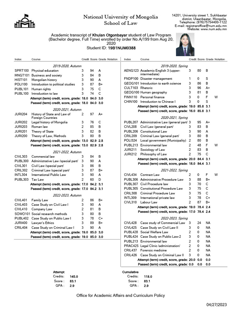 Dungiin Todorhoilolt | PDF