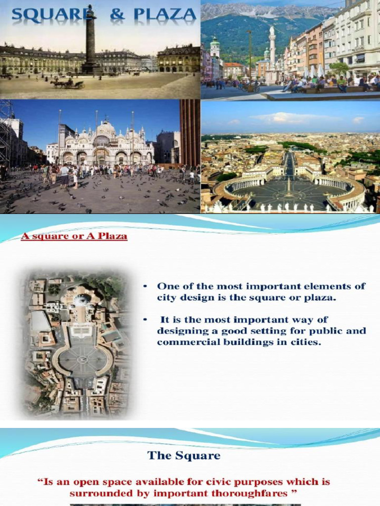 Pelias Penera Rubio The Square Plaza Public Courtyards Piazzas Pdf