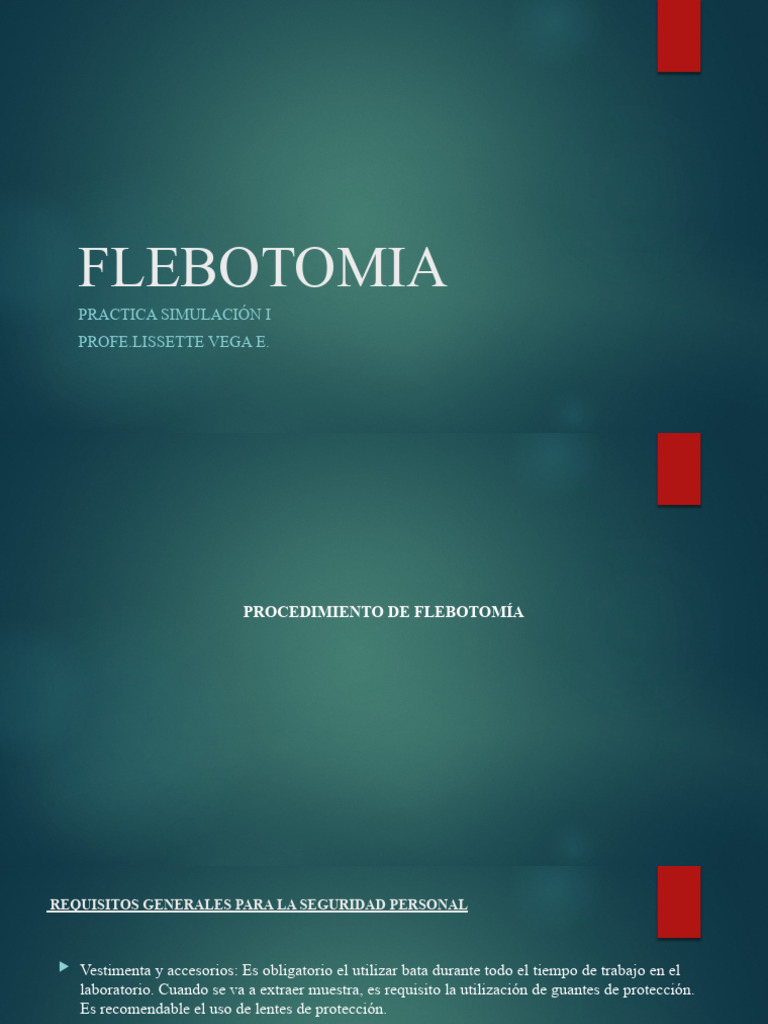 FLEBOTOMIA | PDF