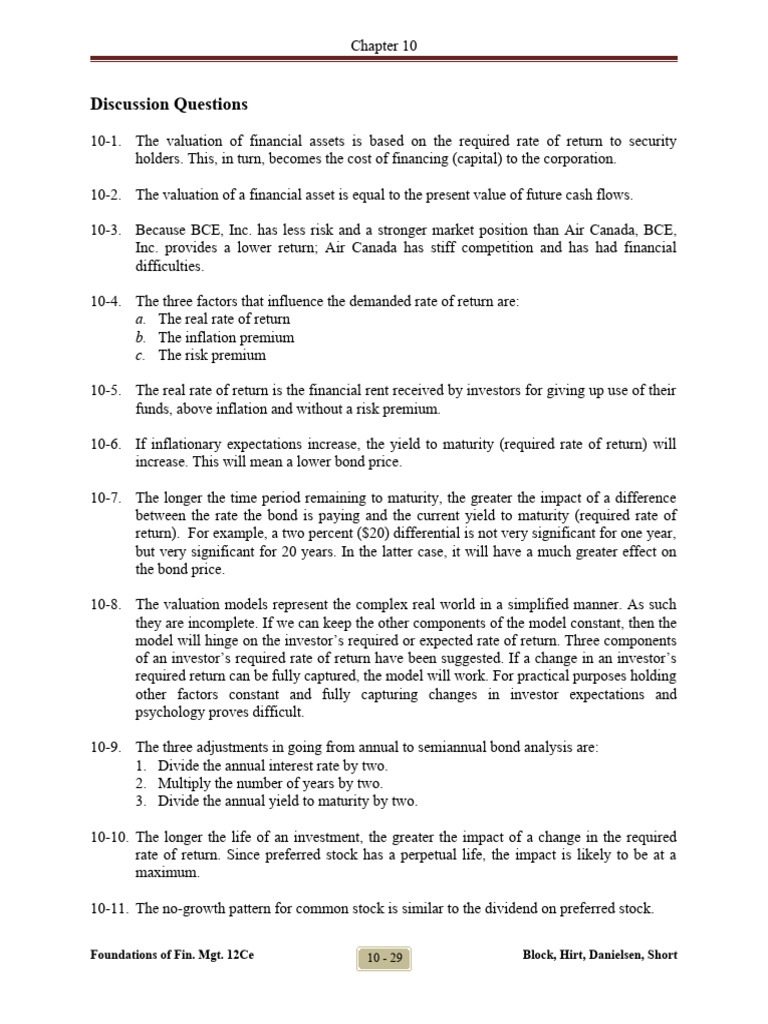 Block 12ce - SM - CH 10 - FINAL | PDF